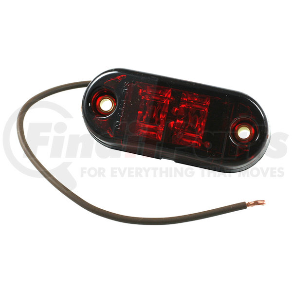 47012 by GROTE - 2 1/2" Oval LED Clearance / Marker Light - Red