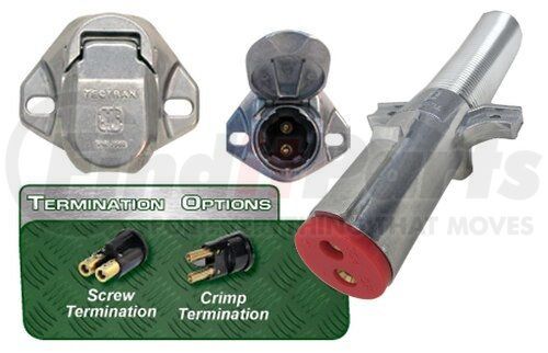 Tectran 670-28 Trailer Receptacle Socket + Cross Reference | FinditParts