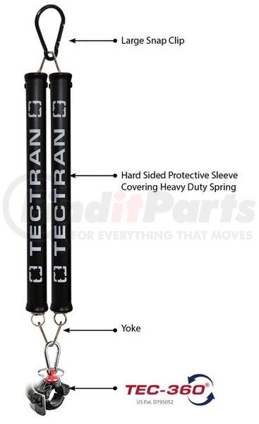 9321-2 by TECTRAN - Tr Kit-25" Dbl w.Tec-360APL Cl