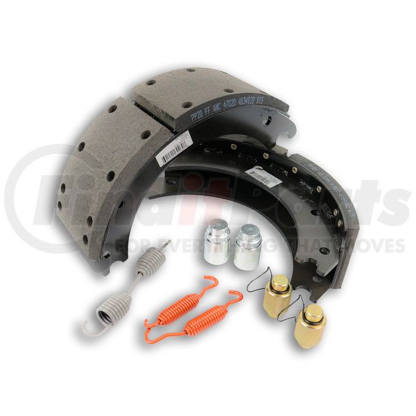 D4702Q1 by POWER PRODUCTS - New Lined Brake Shoe Kit - Premium Mix ...