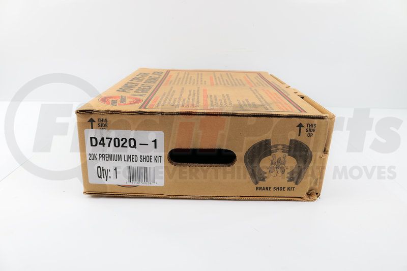 D4702Q1 by POWER PRODUCTS - New Lined Brake Shoe Kit - Premium Mix ...