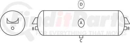 Tectran 2002DH Air Brake Reservoir + Cross Reference | FinditParts