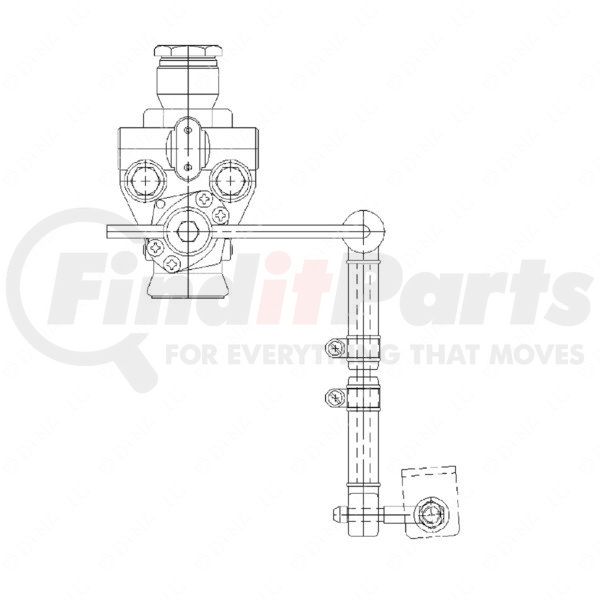 Freightliner A16-13463-000 Suspension Self-Leveling Valve + Cross ...