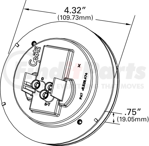 G4002-3 by GROTE - Red