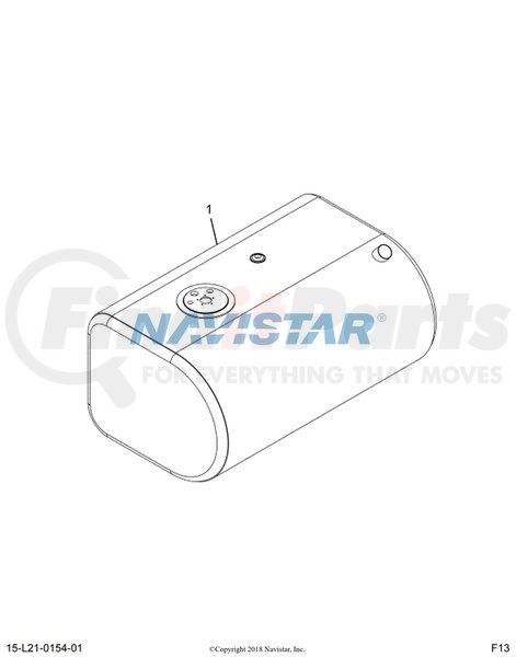 Navistar 3752732C92 - TANK,FUEL , LSM 7 | FinditParts